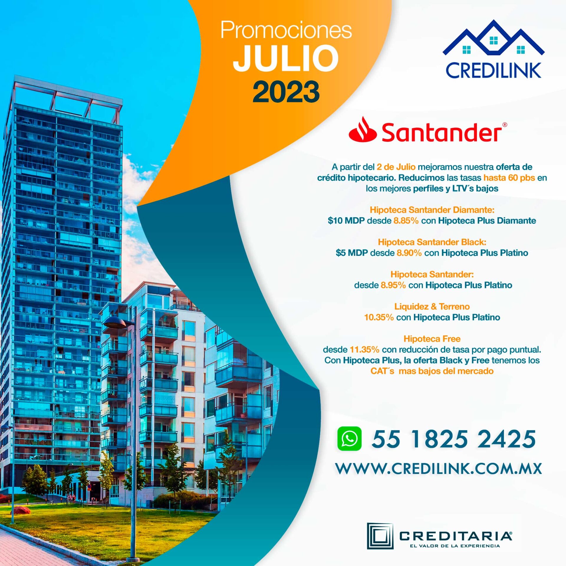 Santander Promociones Julio 2023 - credilink.com.mx